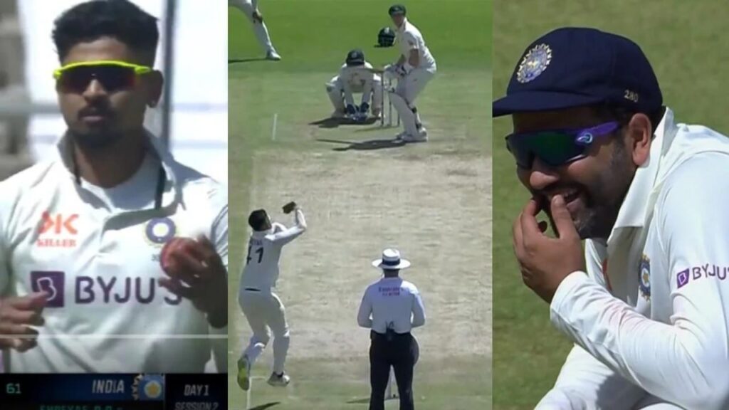 Captain Rohit Laugh After Watching Shreyas Iyer Bowling, This Is An ...