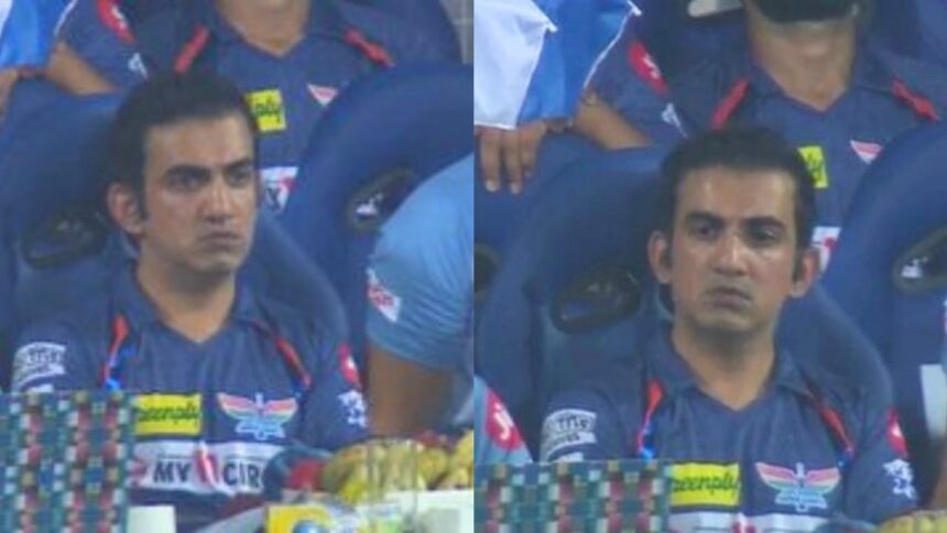 Gautam Gambhir Was Seen Furious At KL Rahul's Slow Innings; Video Went ... Gautam Gambhir Was Seen Furious At KL Rahul's Slow Innings; Video Went ...