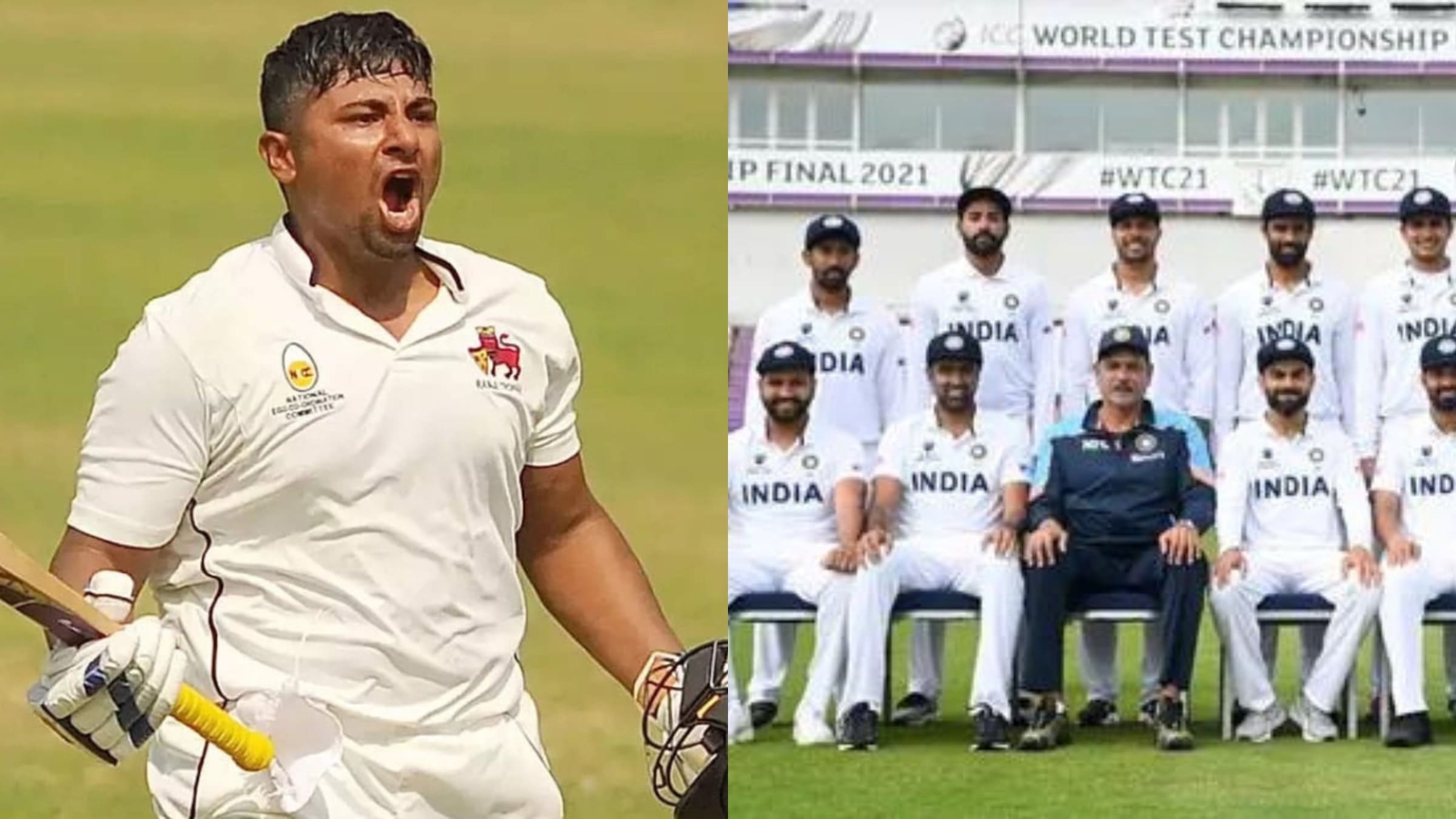 Big News For Indian Fans, Sarfaraz Khan Got Place In WTC Final Team Big News For Indian Fans, Sarfaraz Khan Got Place In WTC Final Team