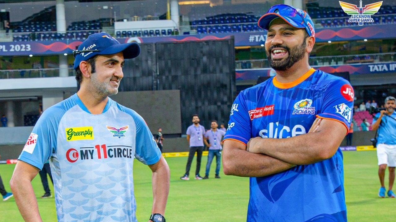 Rohit Sharma Met Gautam Gambhir With A Smile, Fans Made Such Comments Rohit Sharma Met Gautam Gambhir With A Smile, Fans Made Such Comments