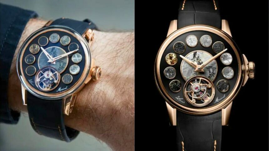 Watchmaker Uses 12 Rare Meteorites to Create Stunning Cosmic Watch