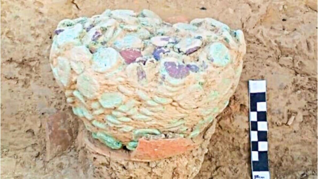 Ancient Copper Coins Unearthed at UNESCO World Heritage Site Mohenjo Daro
